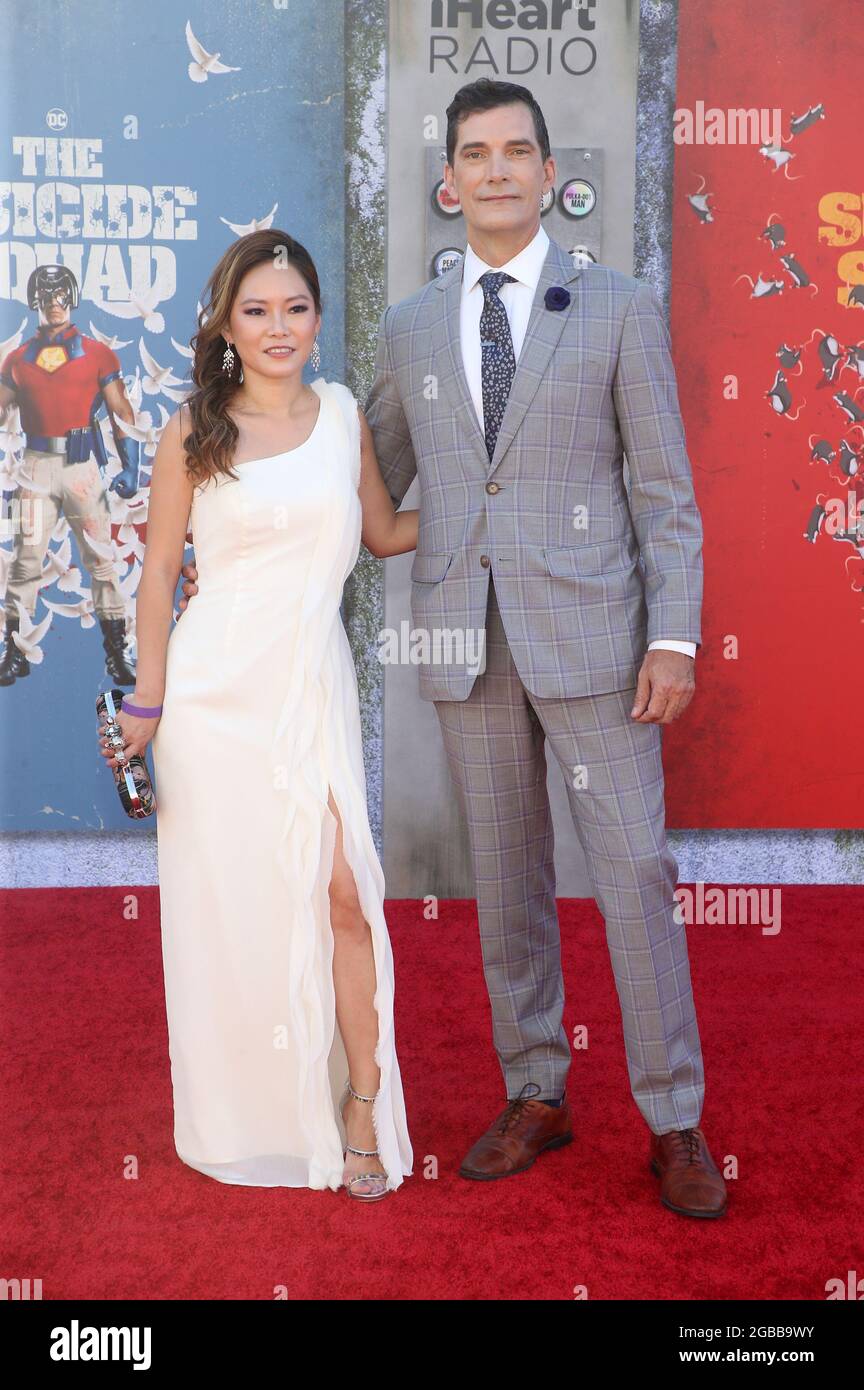 LOS ANGELES, CA - August 2: Betty Lin, Stephen Blackehart, at Warner ...