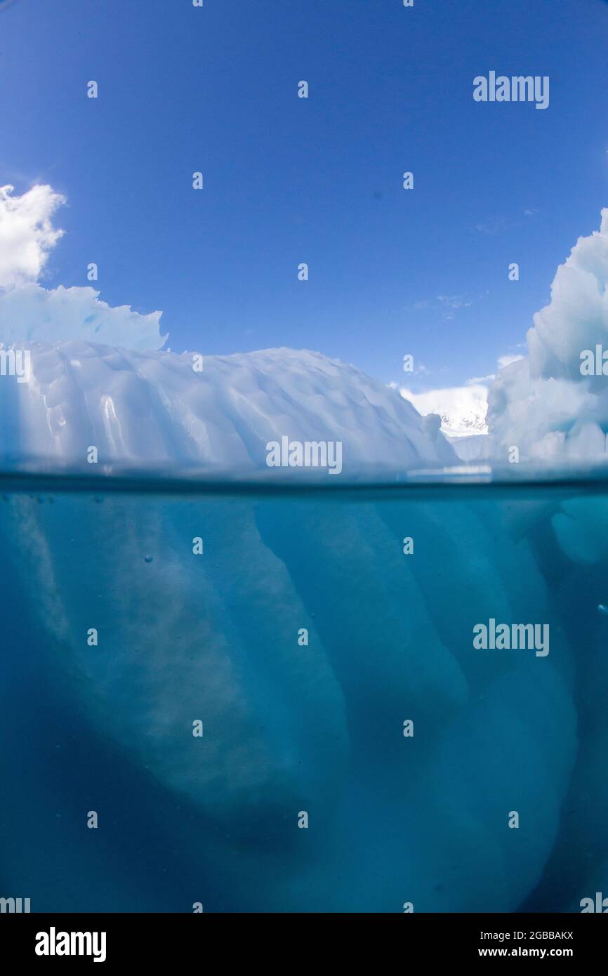 Iceberg above below water hi-res stock photography and images - Alamy