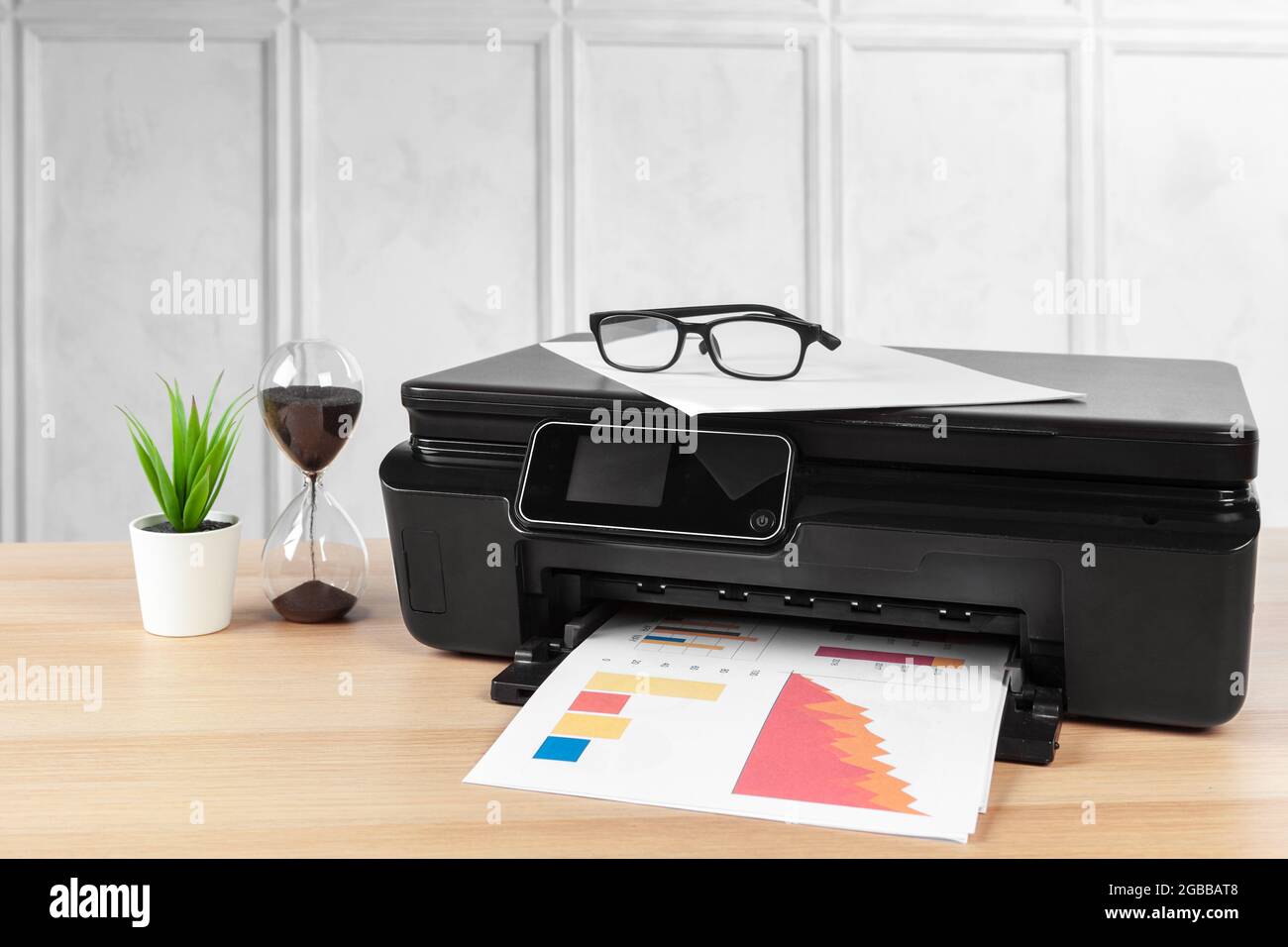 multi-function printer machine ready for printing, copy, scanning in ...