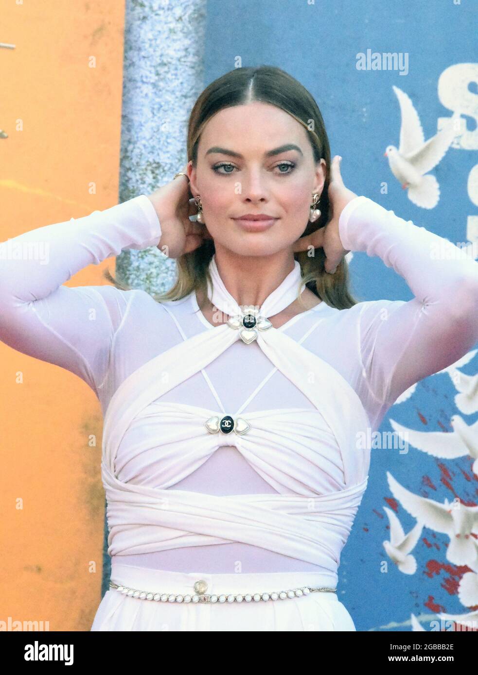 Los Angeles, California, USA 2nd August 2021 Actress Margot Robbie ...