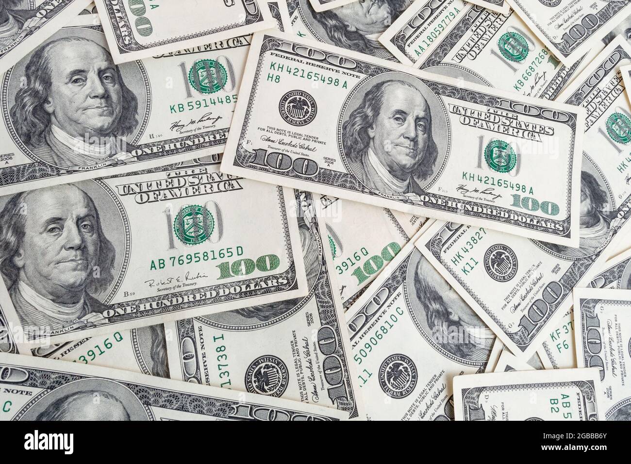 Texture US dollars. Background of one hundred dollar bills Stock Photo ...