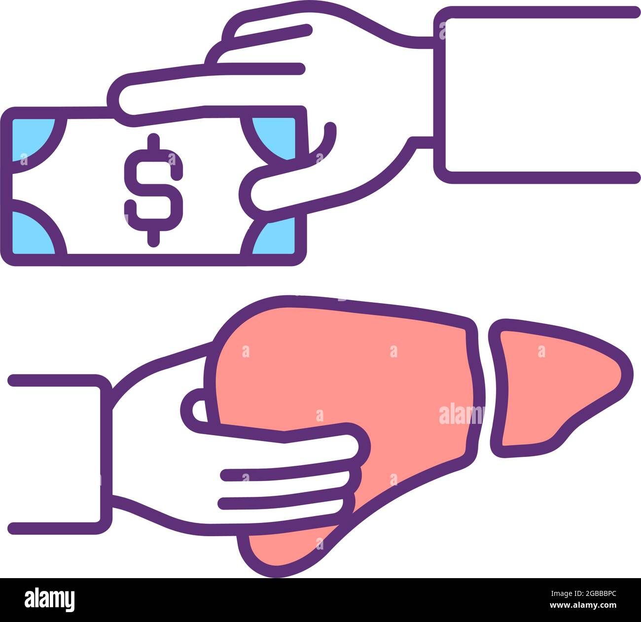 Forced surgery Stock Vector Images - Alamy