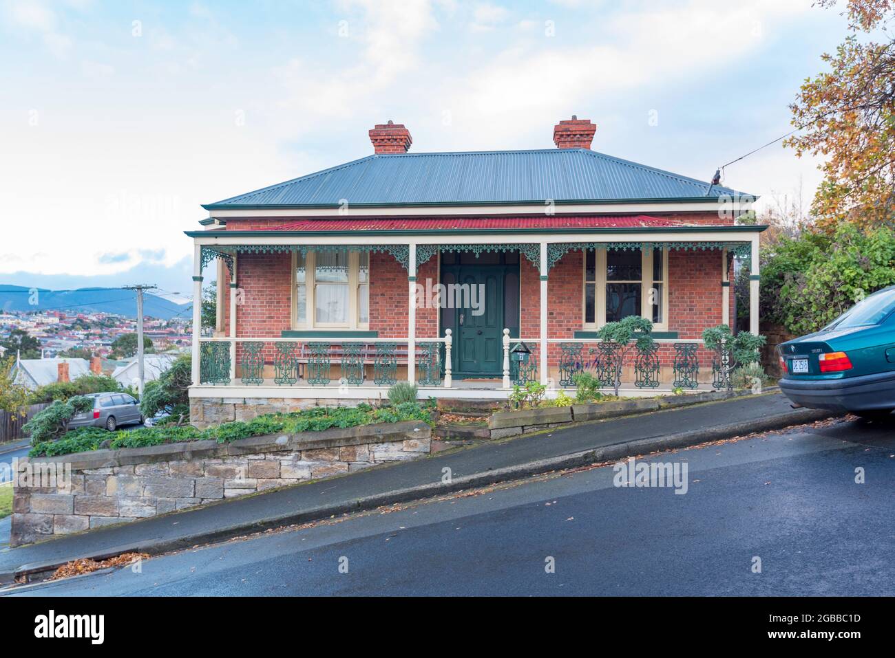 An 1890 constructed late Victorian cottage on one of the many steep ...
