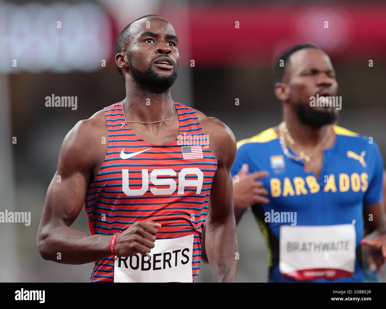 Tokyo, Japan. 3rd Aug, 2021. Daniel Roberts (L) of the United States ...