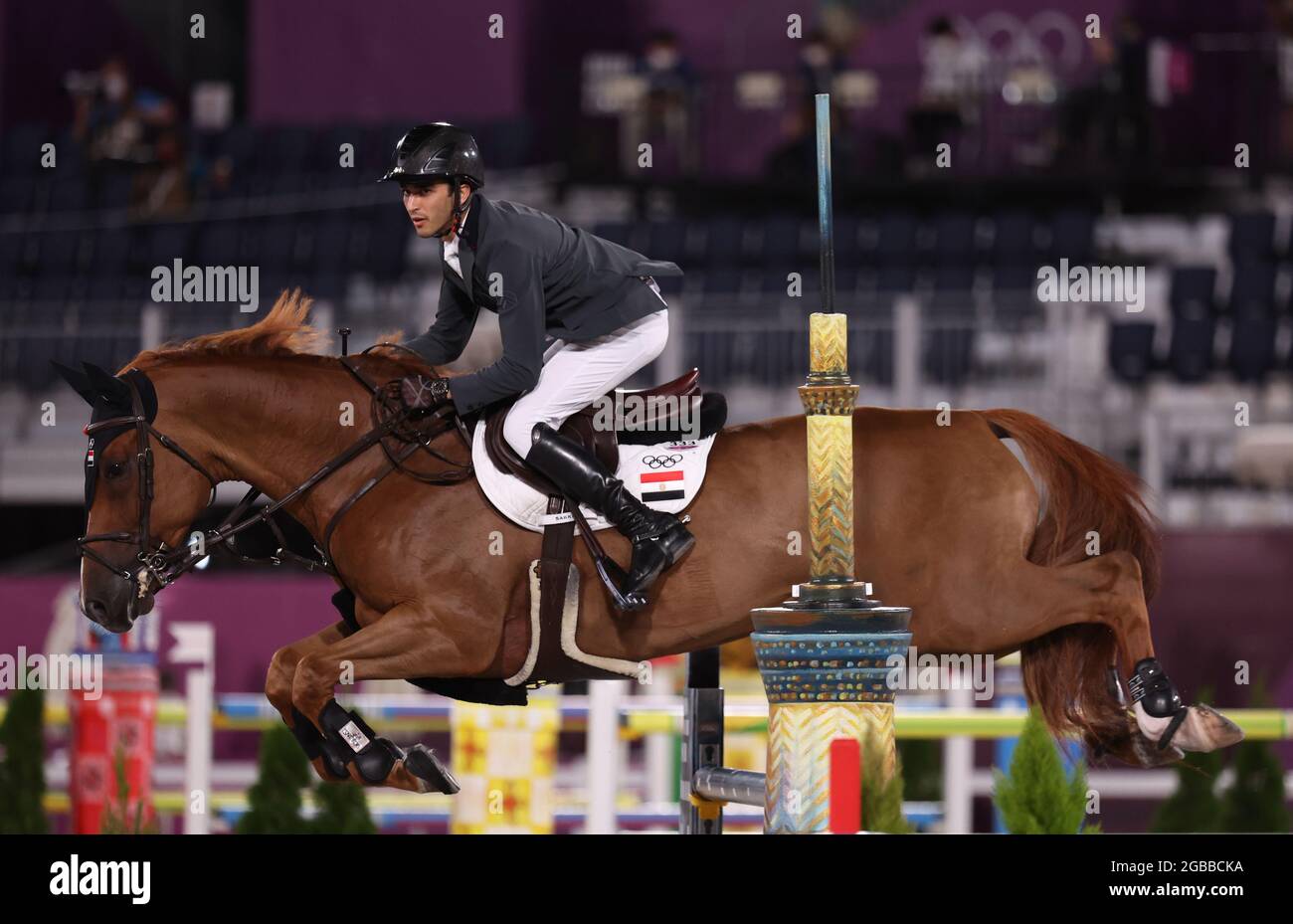 03 August 2021, Japan, Tokio: Equestrian Sport/Jumping: Olympics ...