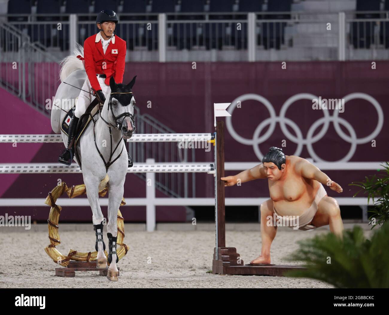 03 August 2021, Japan, Tokio: Equestrian Sport/Jumping: Olympics ...