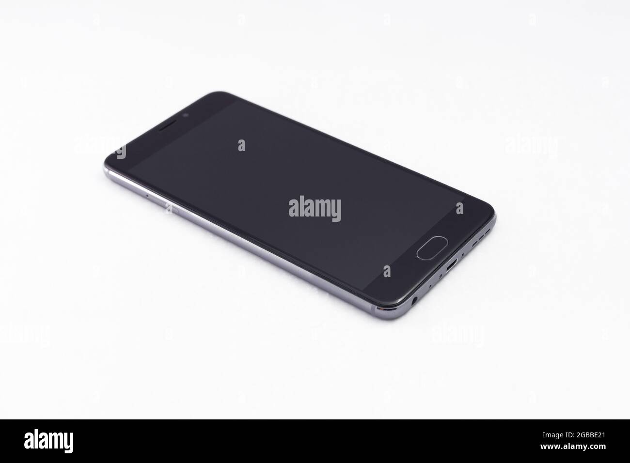 mobile phone on isolated white background Stock Photo - Alamy