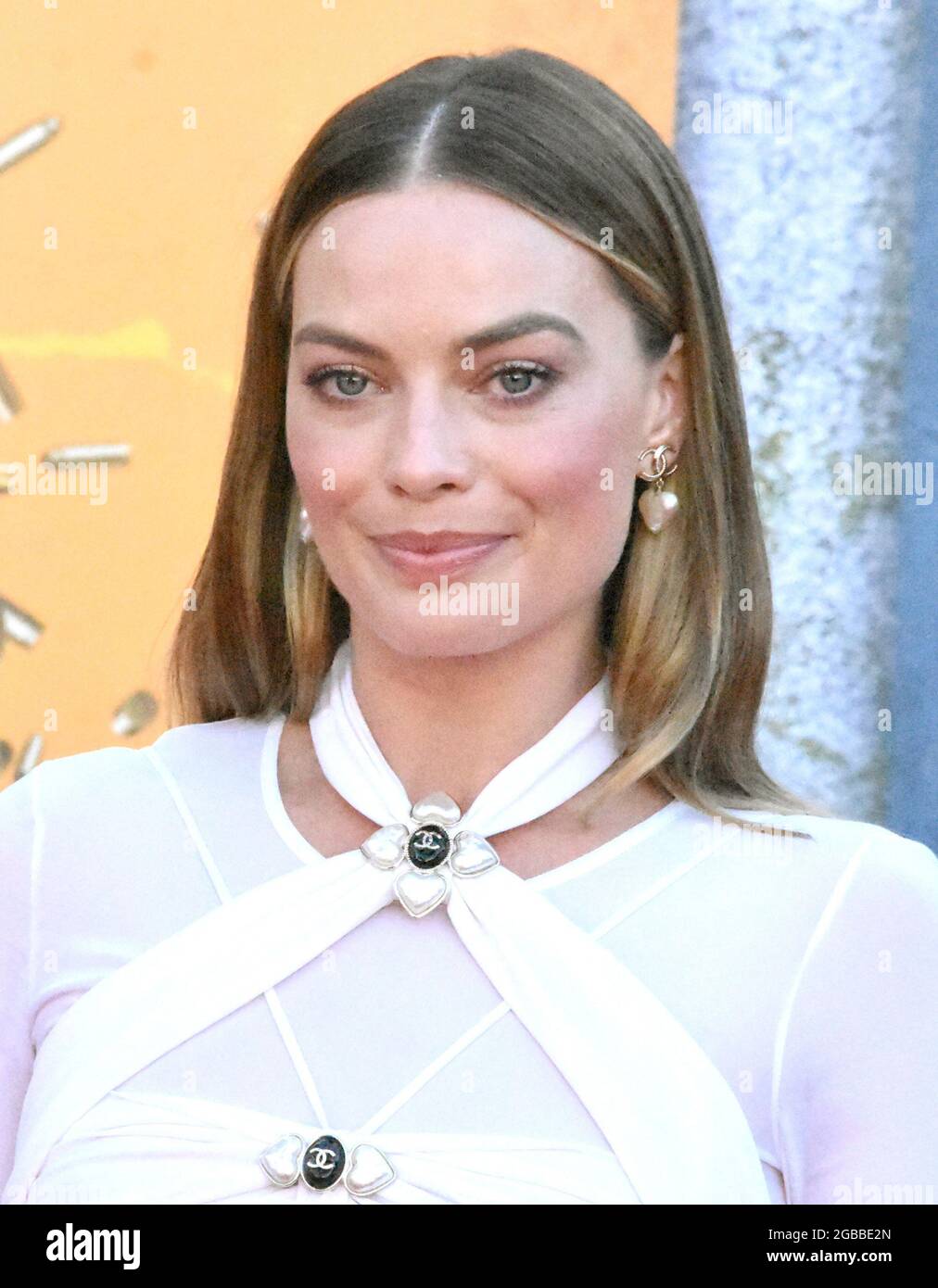 Los Angeles, California, USA 2nd August 2021 Actress Margot Robbie ...