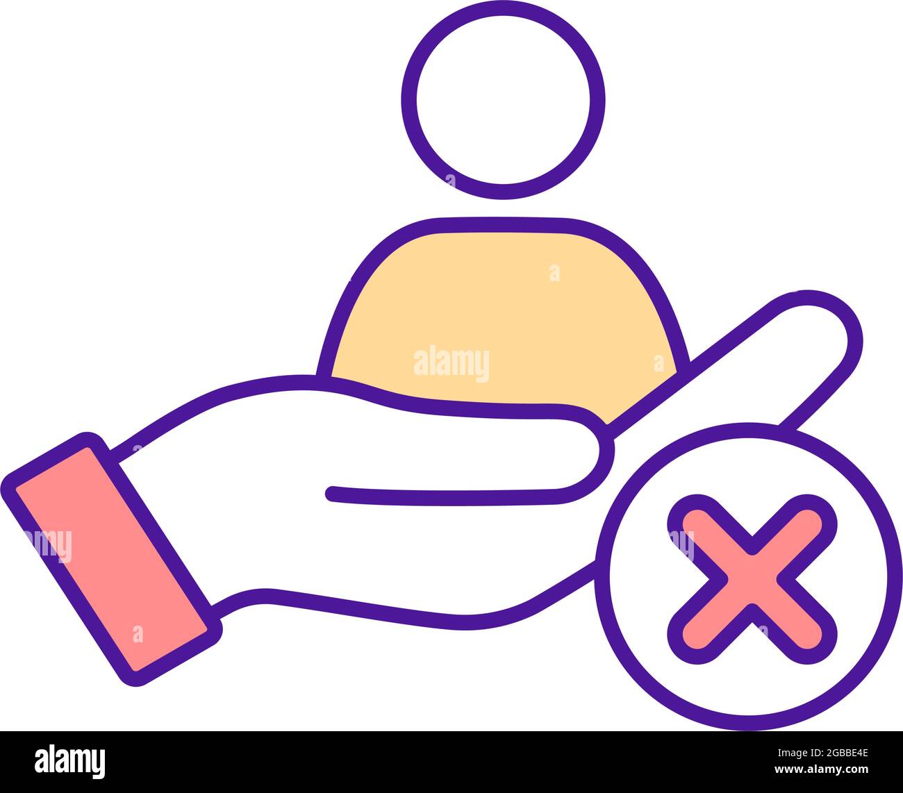 Lack of social support RGB color icon Stock Vector Image & Art - Alamy