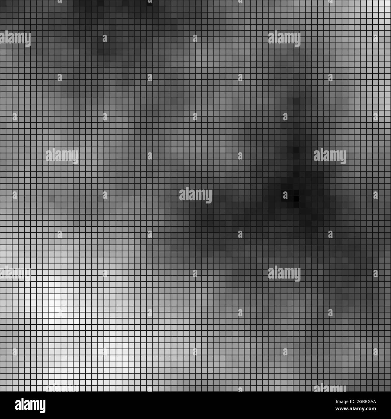 Abstract Geometrical color pixel generative art illustration Stock ...