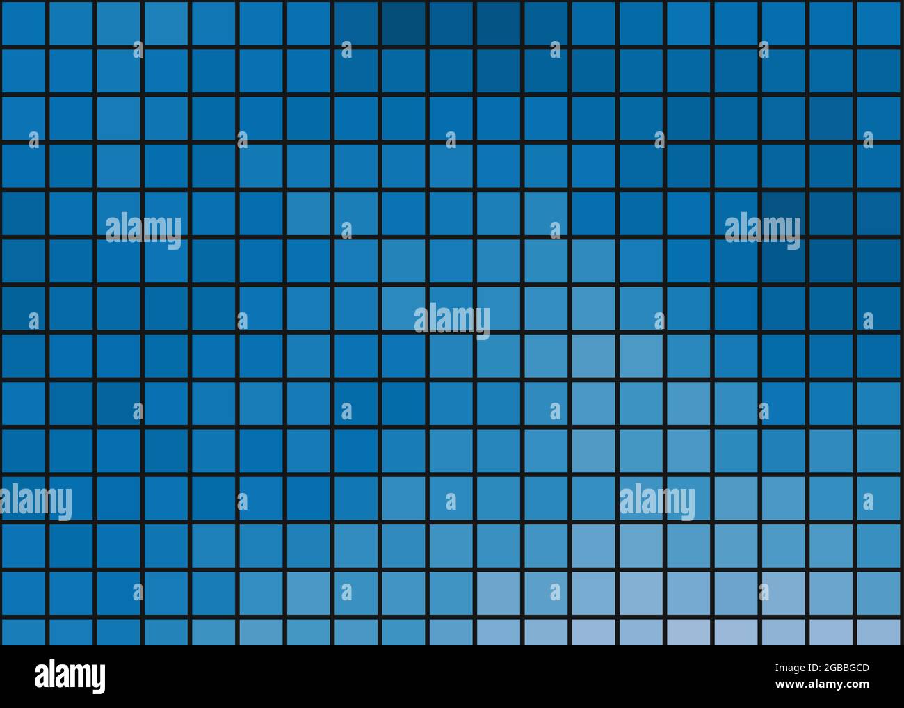 Abstract Geometrical color pixel generative art illustration Stock ...