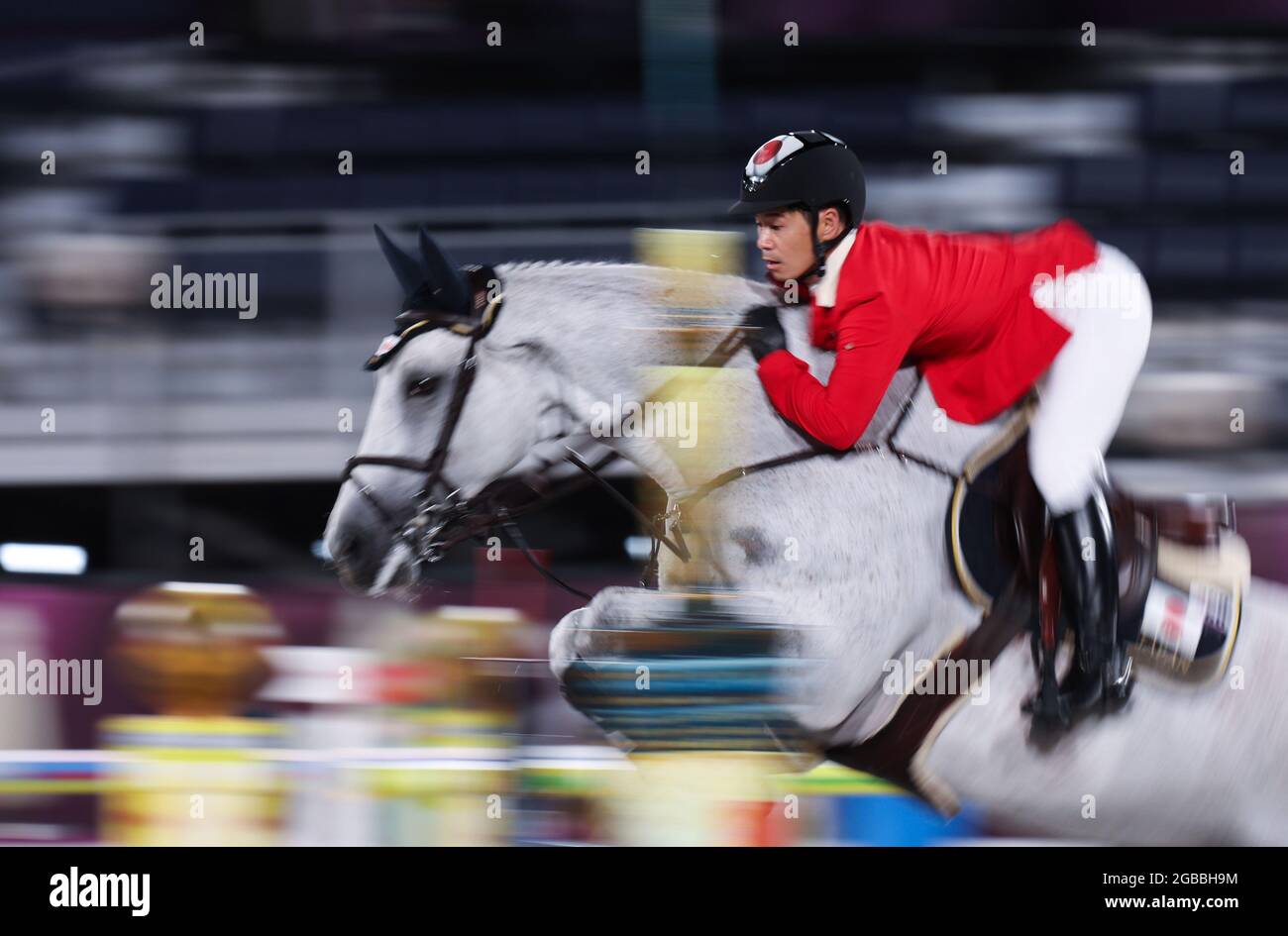 03 August 2021, Japan, Tokio: Equestrian Sport/Jumping: Olympics ...