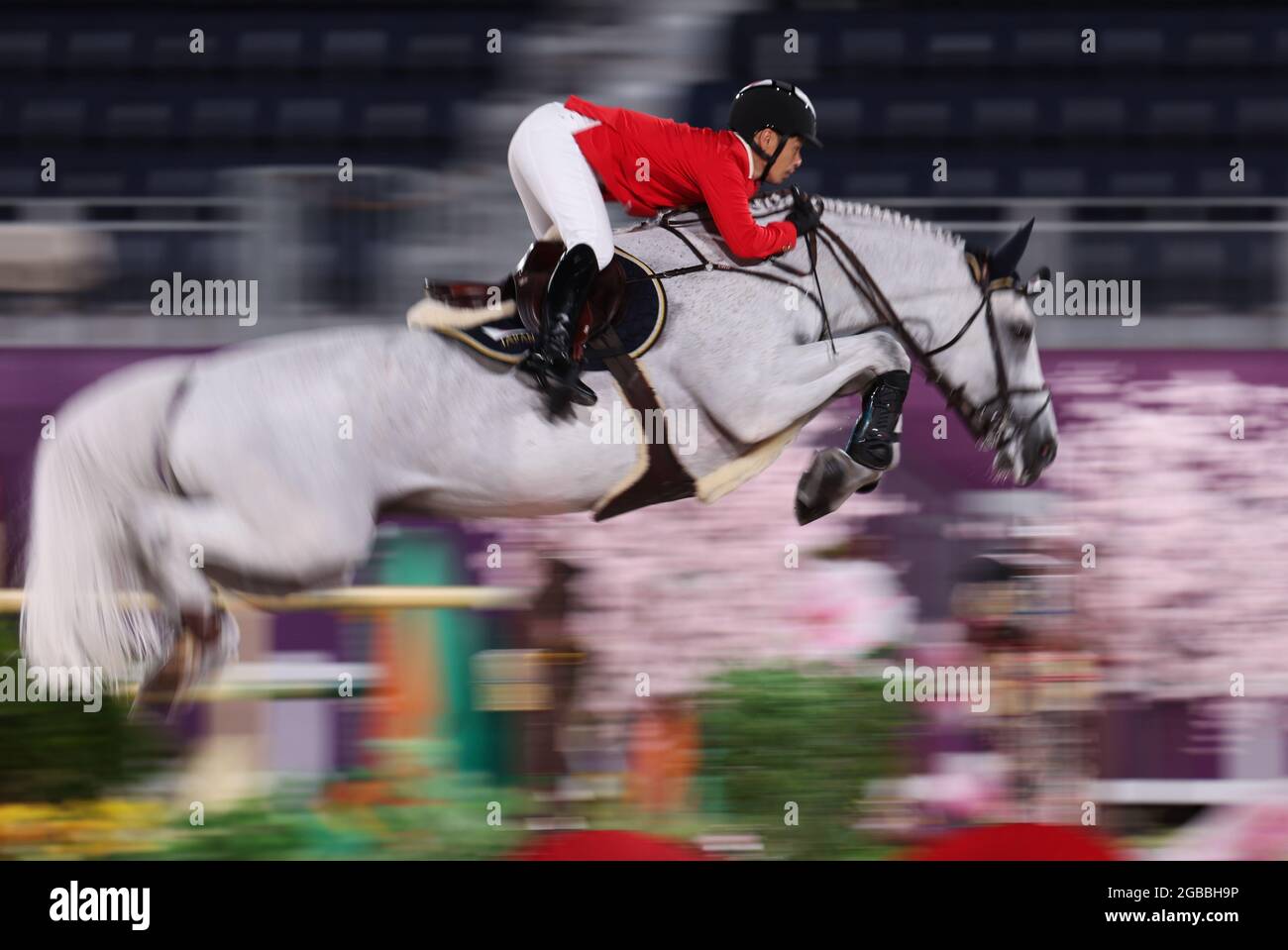 03 August 2021, Japan, Tokio: Equestrian Sport/Jumping: Olympics ...