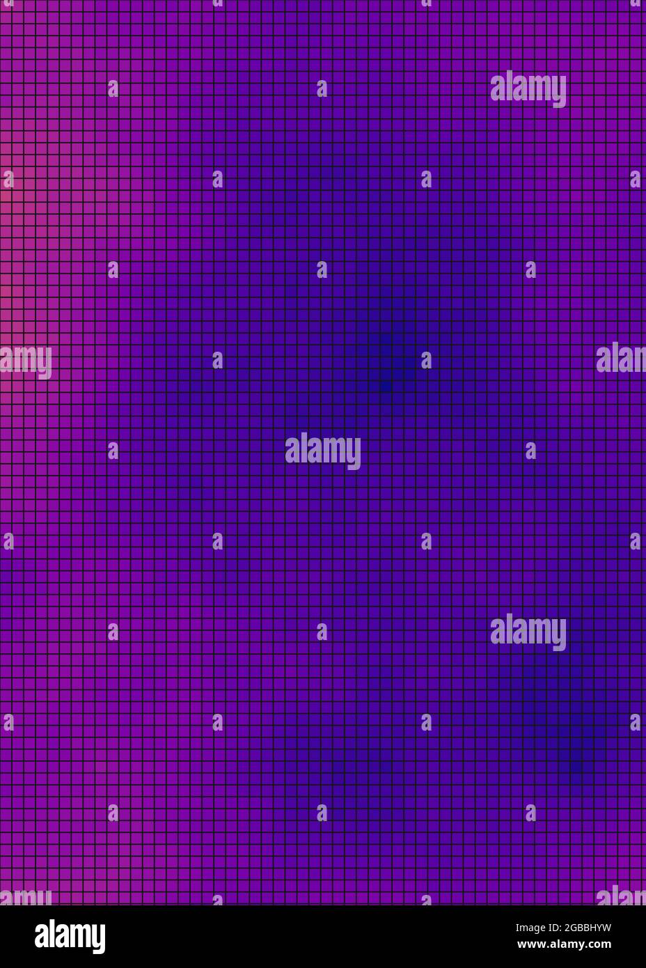 Abstract Geometrical color pixel generative art illustration Stock ...