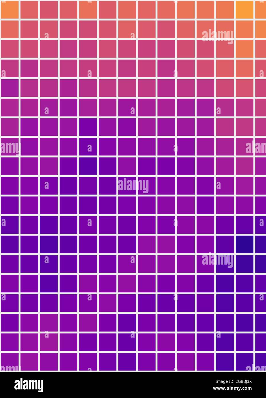 Abstract Geometrical color pixel generative art illustration Stock ...
