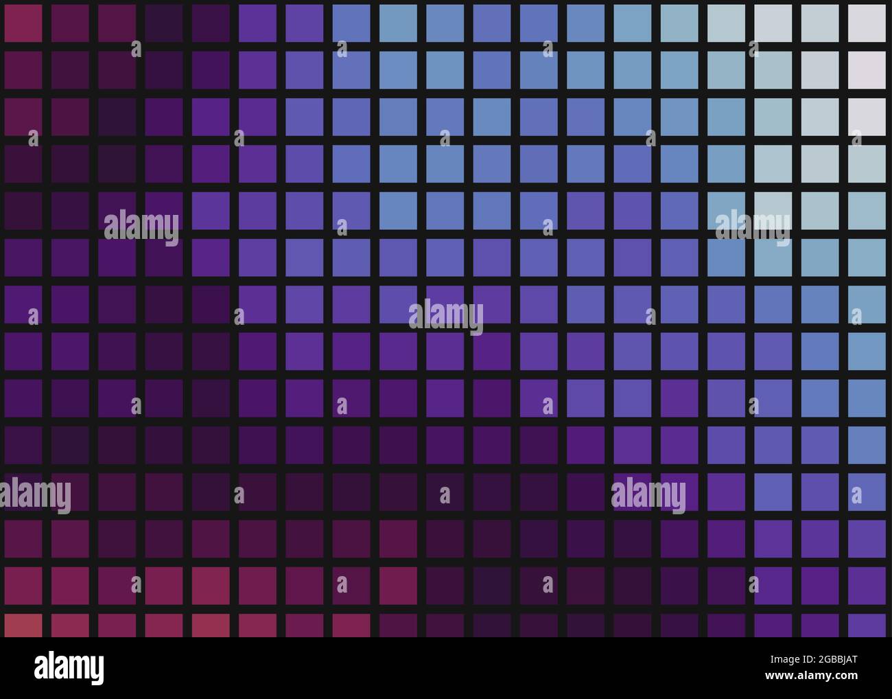 Abstract Geometrical color pixel generative art illustration Stock ...