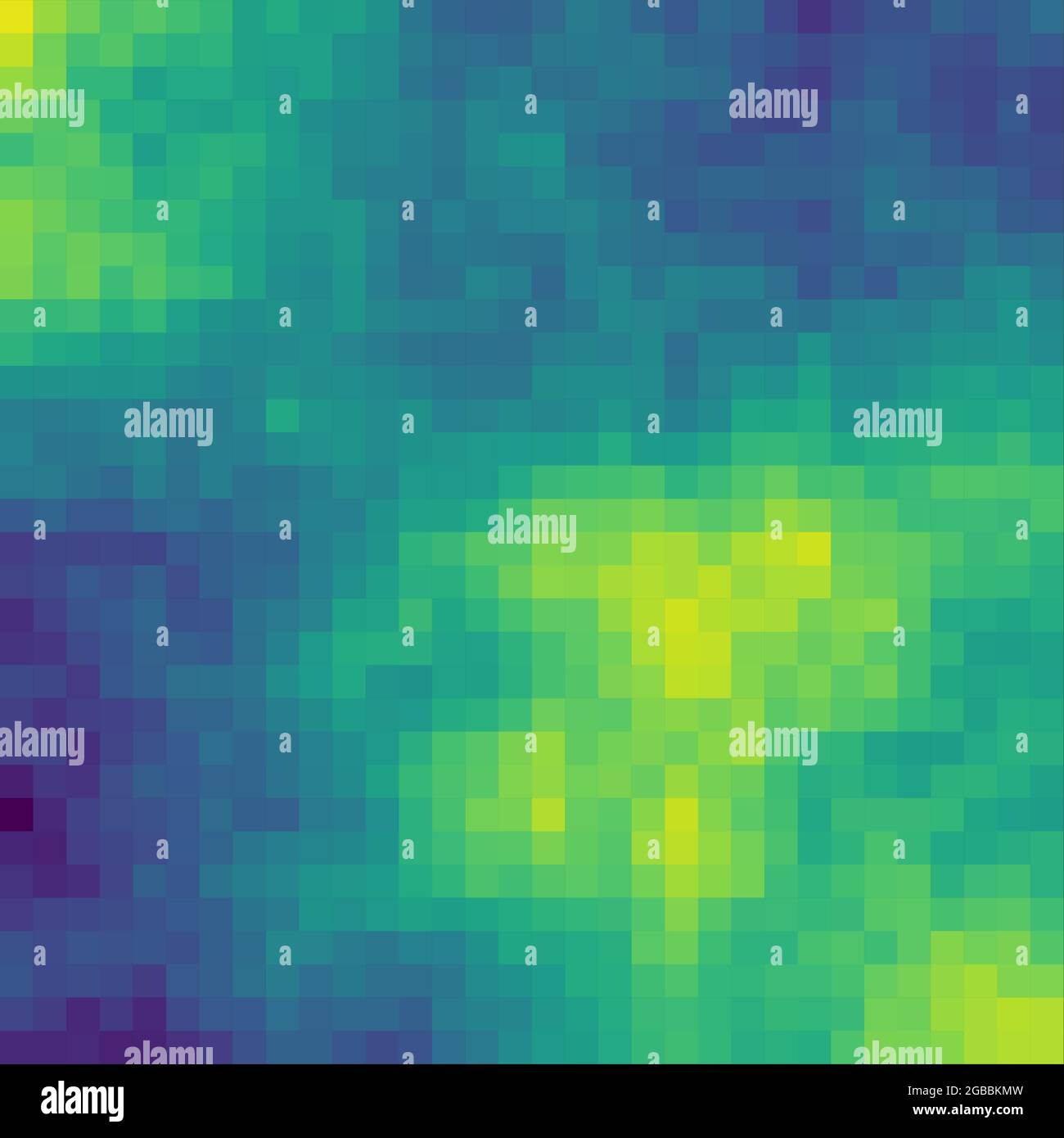 Abstract Geometrical color pixel generative art illustration Stock ...