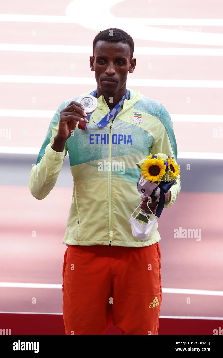 GIRMA Lamecha (ETH) 2nd Silver Medal during the Olympic Games Tokyo ...