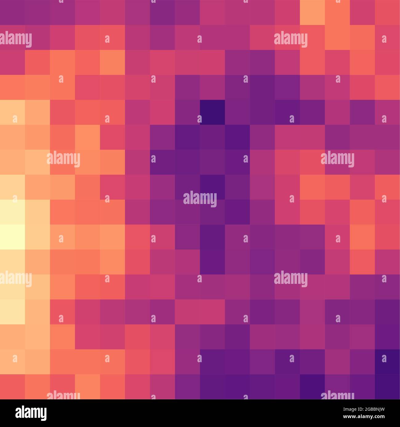 Abstract Geometrical color pixel generative art illustration Stock ...