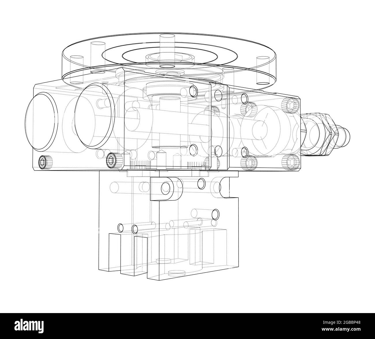 Abstract industry object concept. Vector Stock Vector Image & Art - Alamy