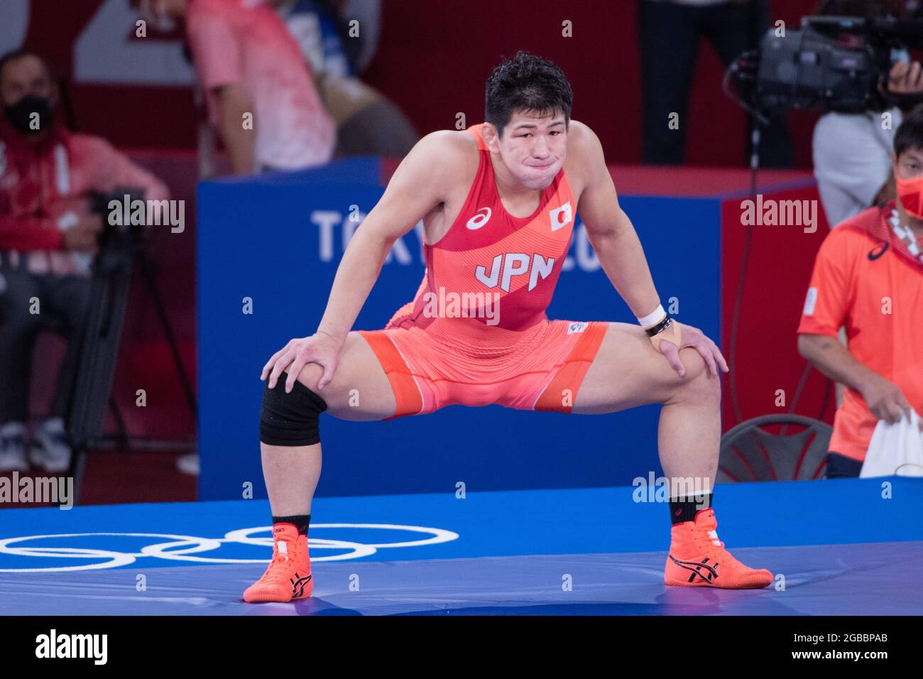 YABIKU Shohei (JPN) Men's Greco-Roman 77kg Bronze Medal Match August 03, 2021: Tokyo 2020 ...