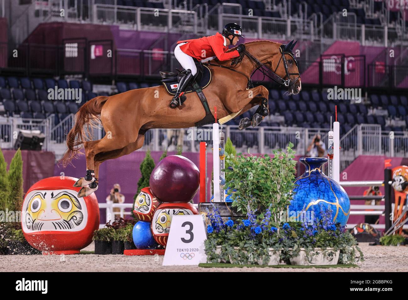 Tokyo, Japan. 3rd Aug, 2021. Daisuke Fukushima (JPN) Equestrian ...