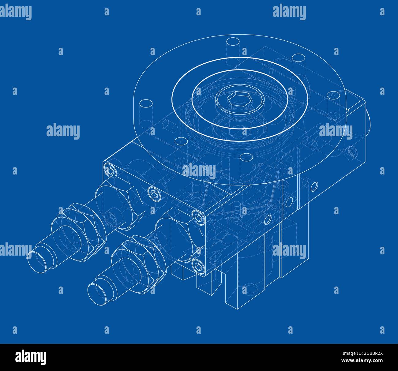 Abstract industry object concept. Vector Stock Vector Image & Art - Alamy