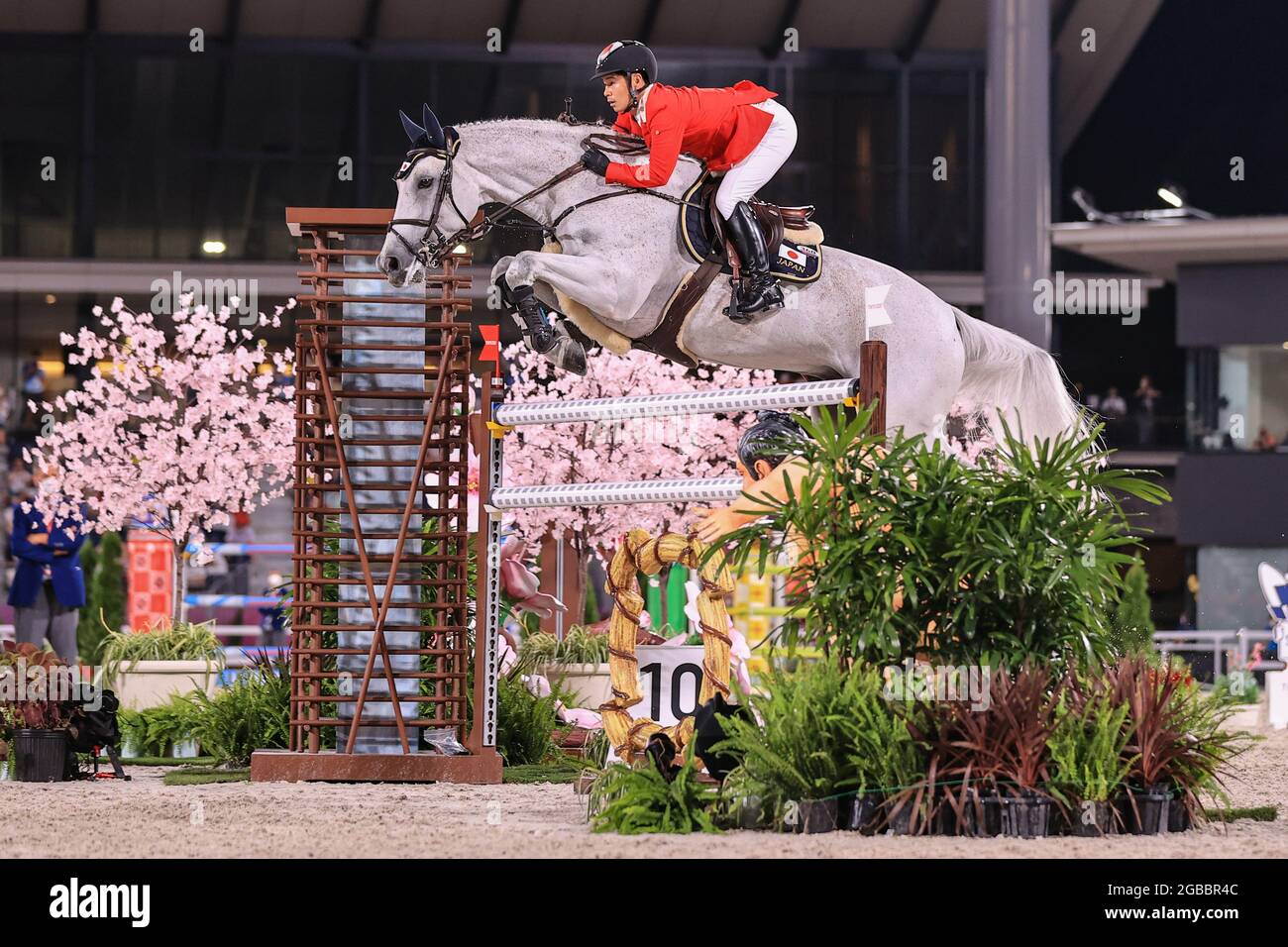Tokyo, Japan. 3rd Aug, 2021. Eiken Sato (JPN) Equestrian : Jumping ...