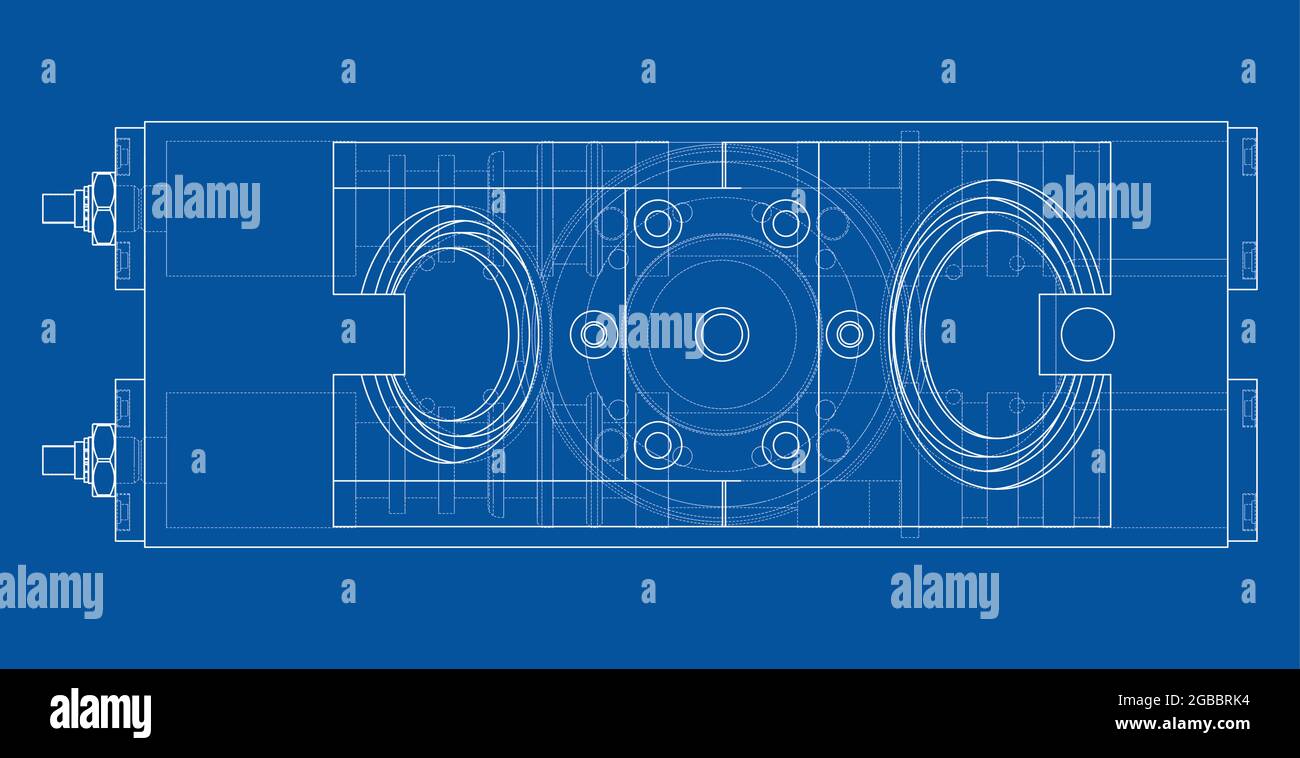Abstract industry object concept. Vector Stock Vector Image & Art - Alamy