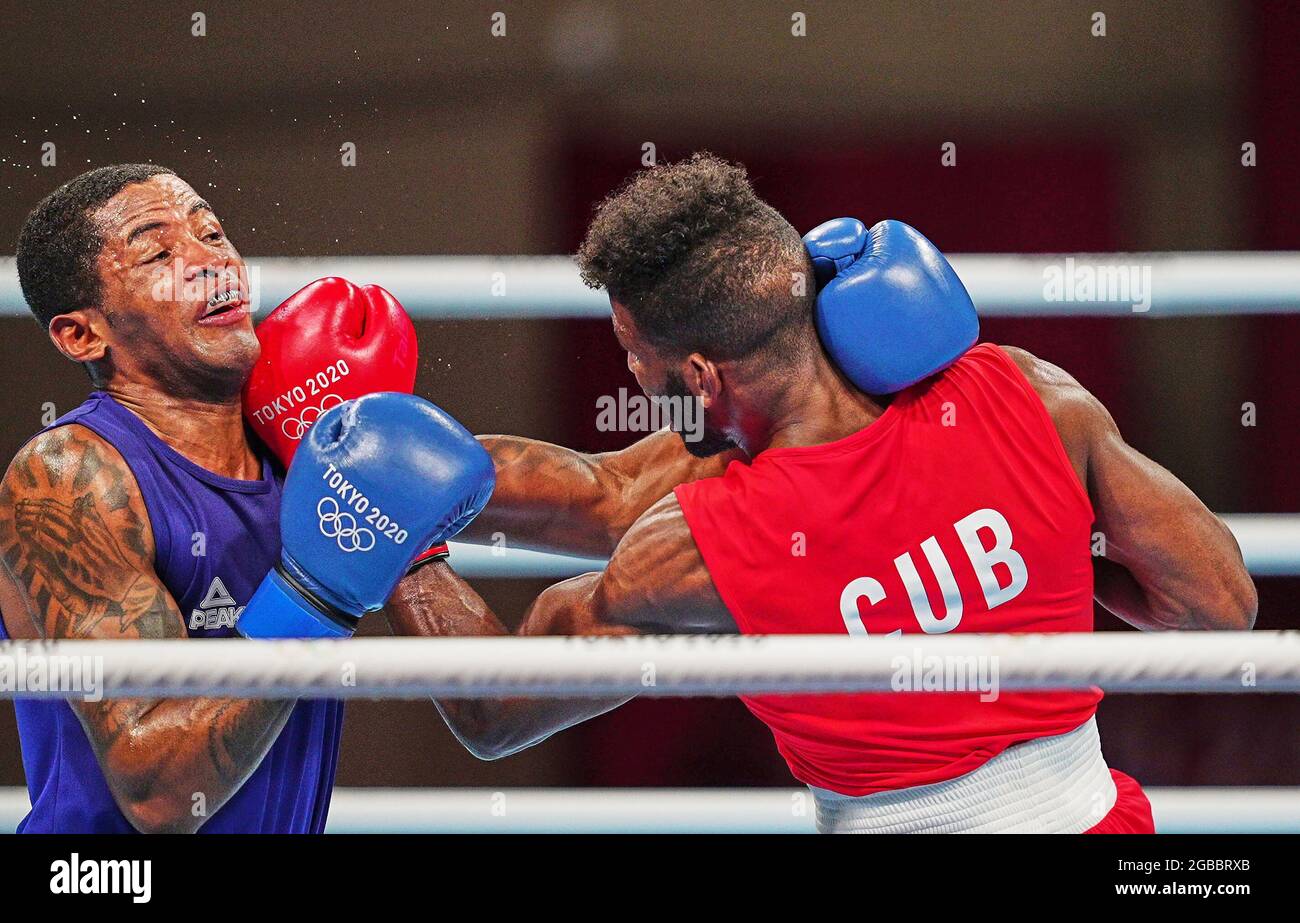 August 3, 2021: Andy Cruz from Cuba and Wanderson de Oliveira from ...