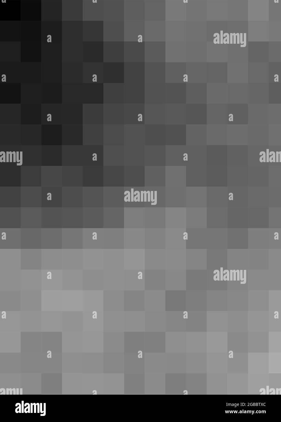 Abstract Geometrical color pixel generative art illustration Stock ...