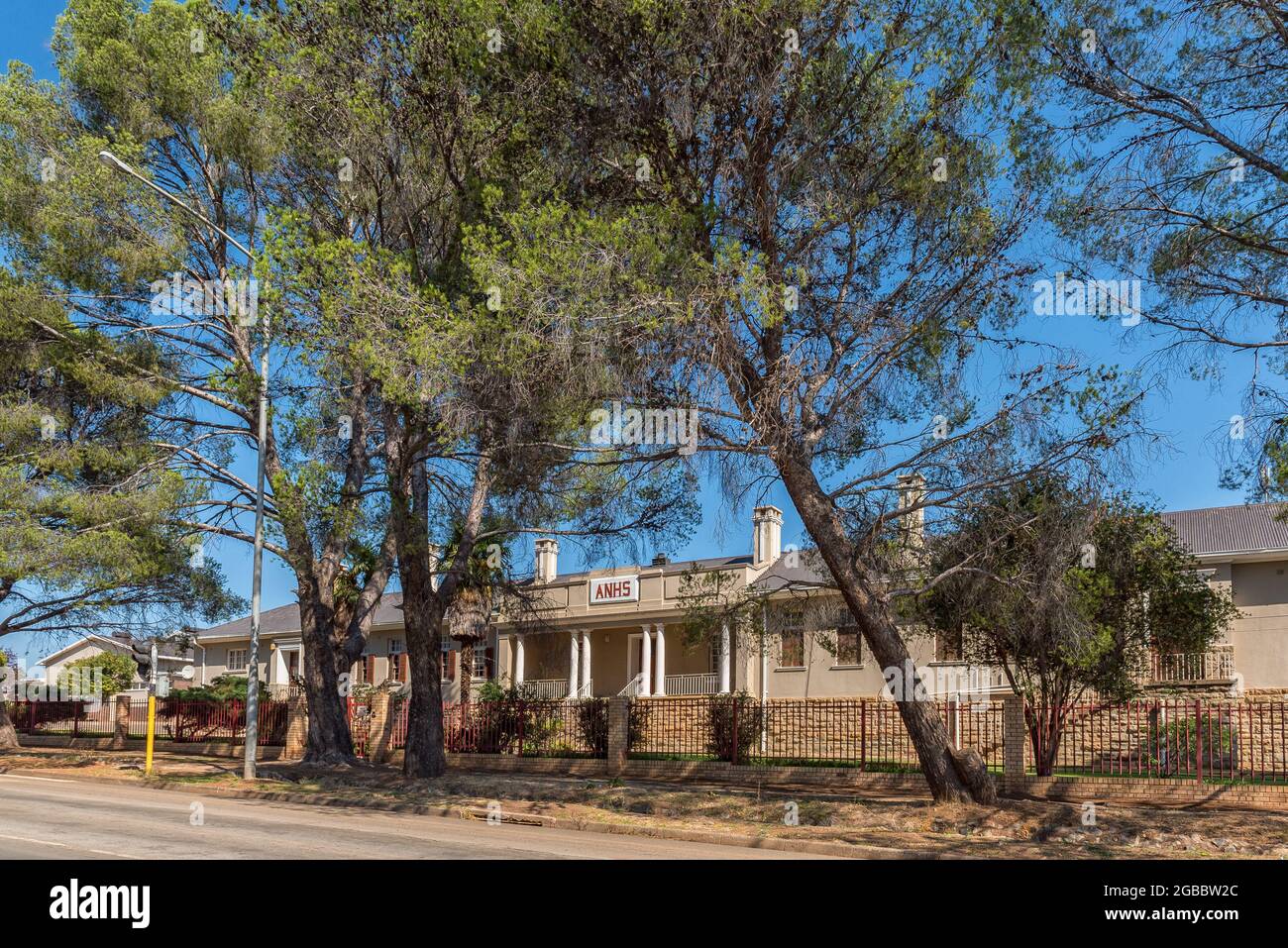 ALIWAL NORTH, SOUTH AFRICA - APRIL 23, 2021: A street scene, with a ...