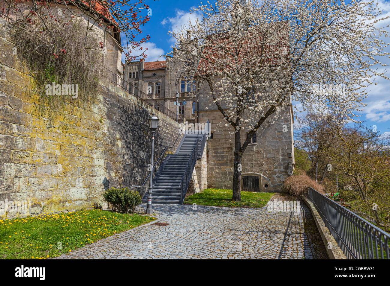 KRONACH, GERMANY - CIRCA APRIL, 2021: The cityscape of Kronach, Bavaria ...
