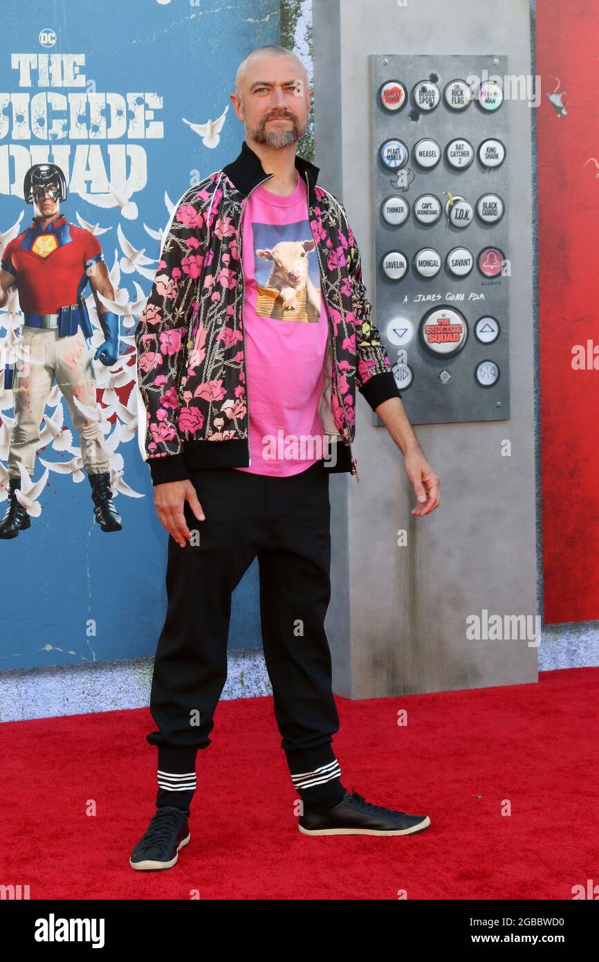LOS ANGELES - AUG 2: Sean Gunn at the The Suicide Squad Premiere at the ...