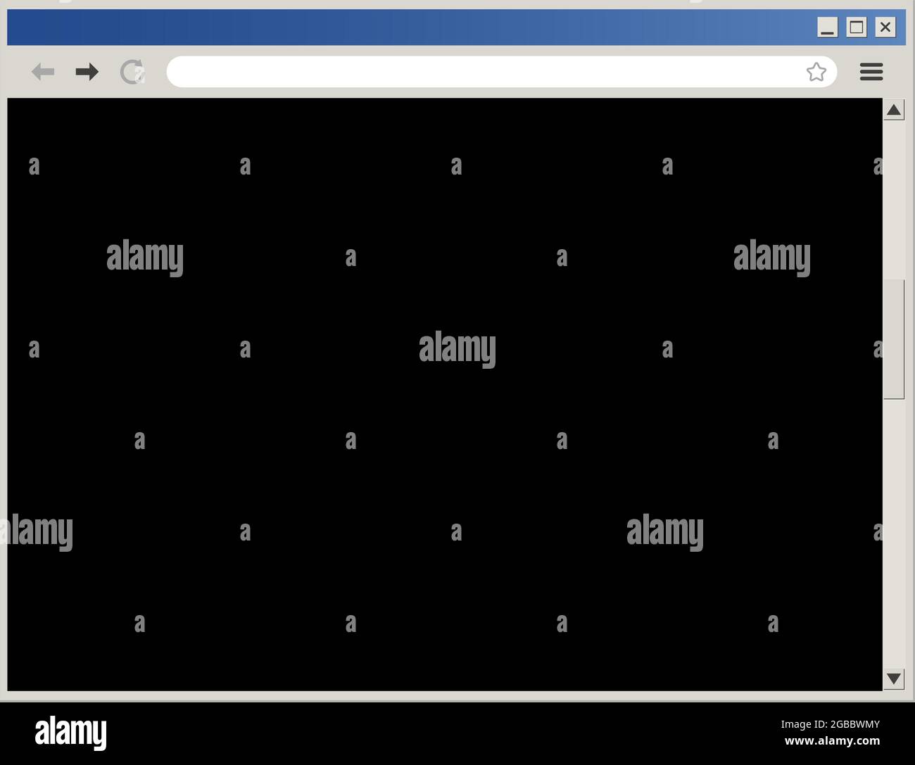 Retro style web browser window interface template Stock Vector Image ...