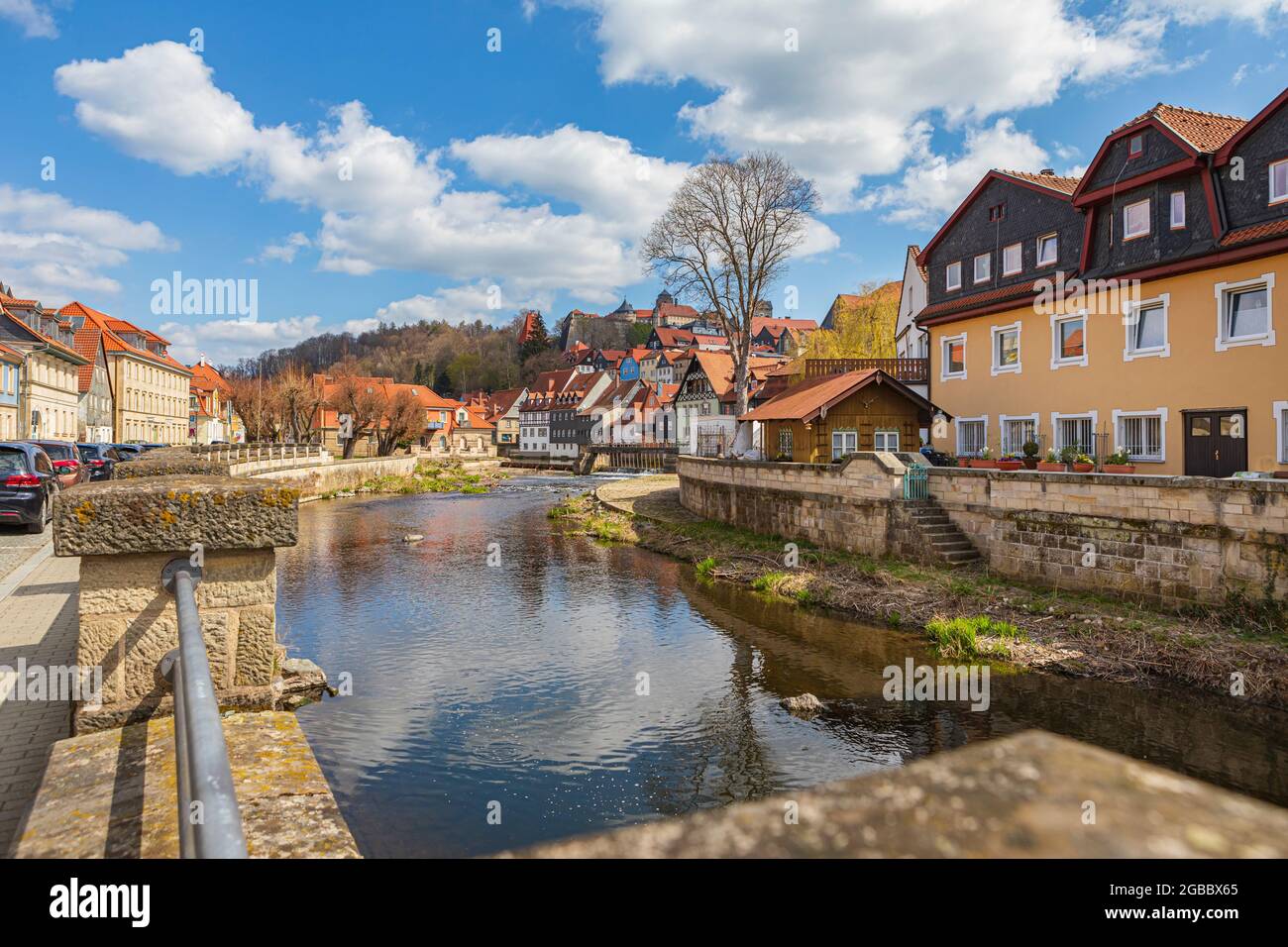 KRONACH, GERMANY - CIRCA APRIL, 2021: The cityscape of Kronach, Bavaria ...