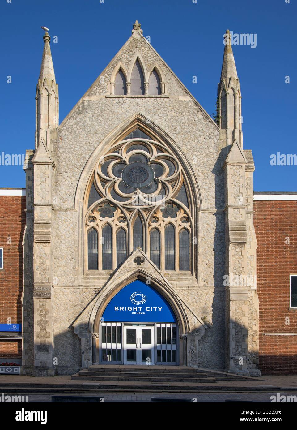 the bright church in bank street in ashford kent Stock Photo - Alamy