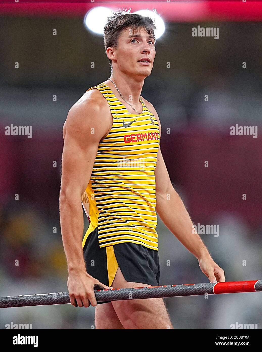 Tokyo, Japan. 03rd Aug, 2021. Athletics: Olympics, men's pole vault ...