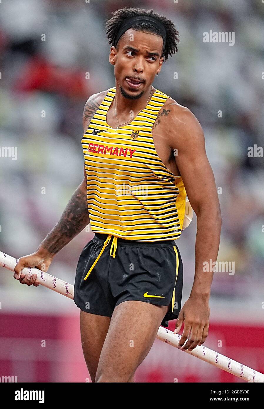 Tokyo, Japan. 03rd Aug, 2021. Athletics: Olympics, men's pole vault ...