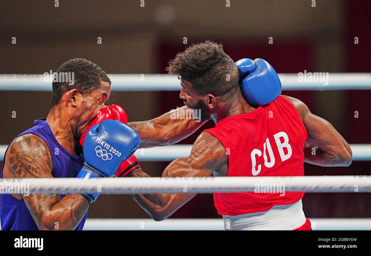 August 3, 2021: Andy Cruz from Cuba and Wanderson de Oliveira from ...