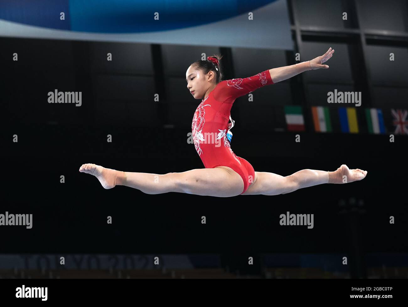 Tokyo, Japan. 3rd Aug, 2021. Tang Xijing of China competes during the ...