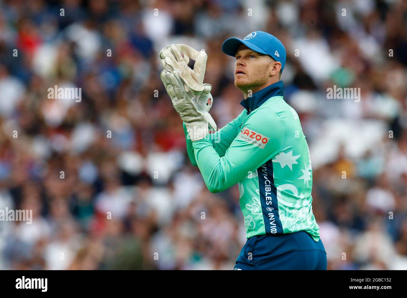 LONDON, ENGLAND - AUGUST 02: Sam Billings of Oval Invincibles during ...