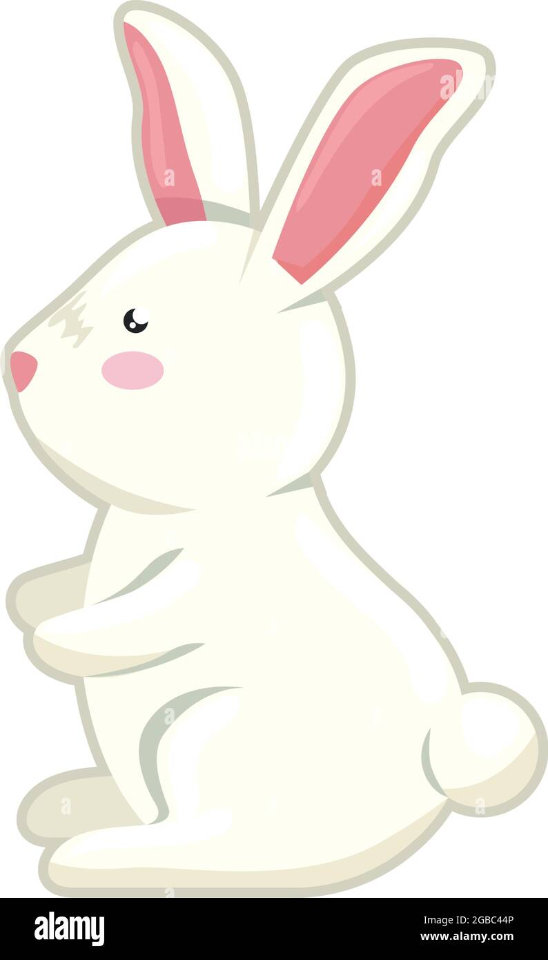 cute rabbit animal Stock Vector Image & Art - Alamy