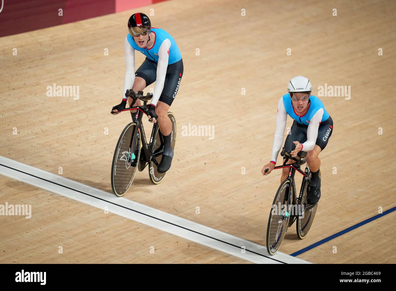 TOKYO, JAPAN - AUGUST 2: Vincent de Haitre of Canada, Michael Foley of ...