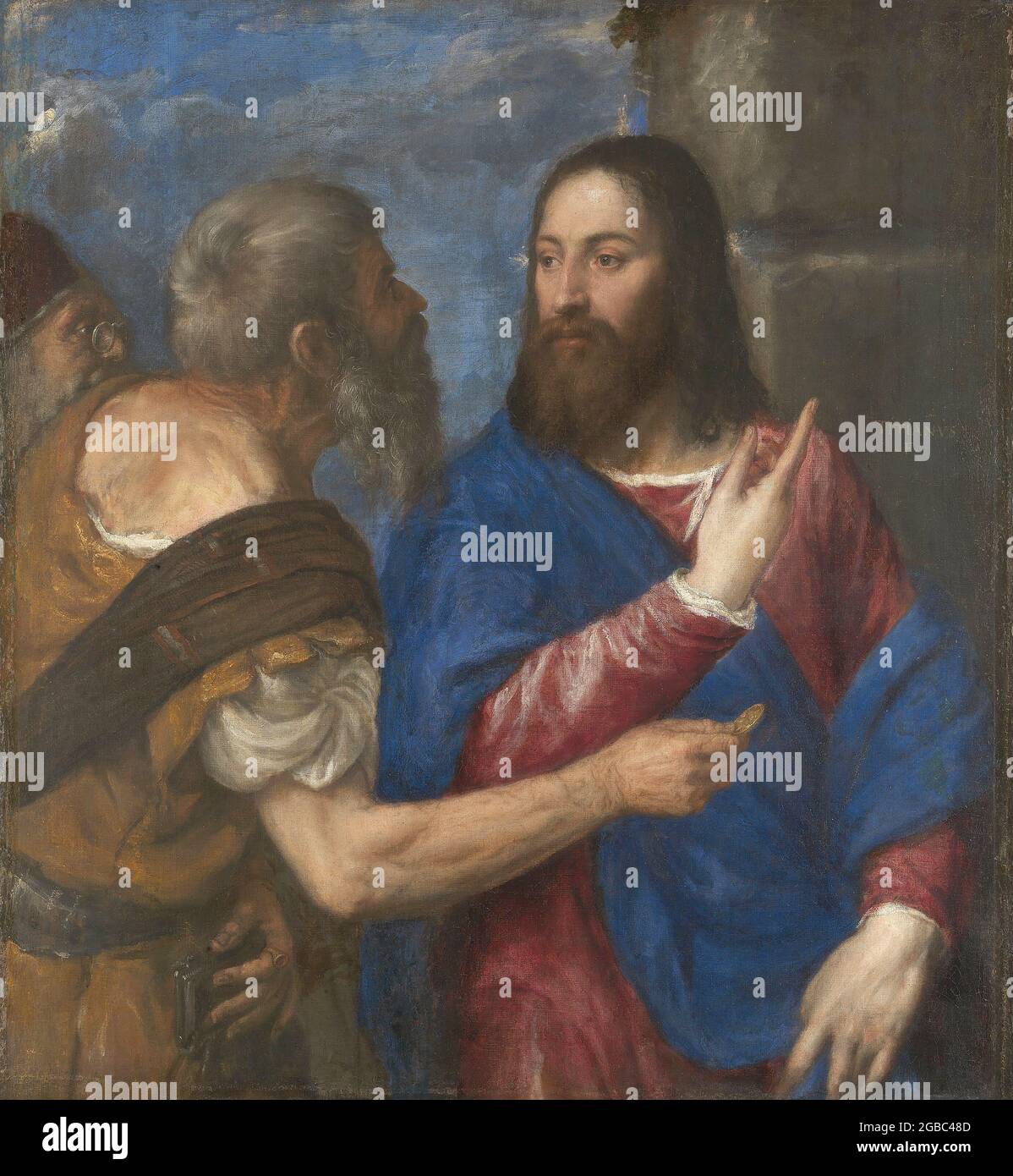 Title: The Tribute Money Creator: Titian - Tiziano Vecellio Date: c ...