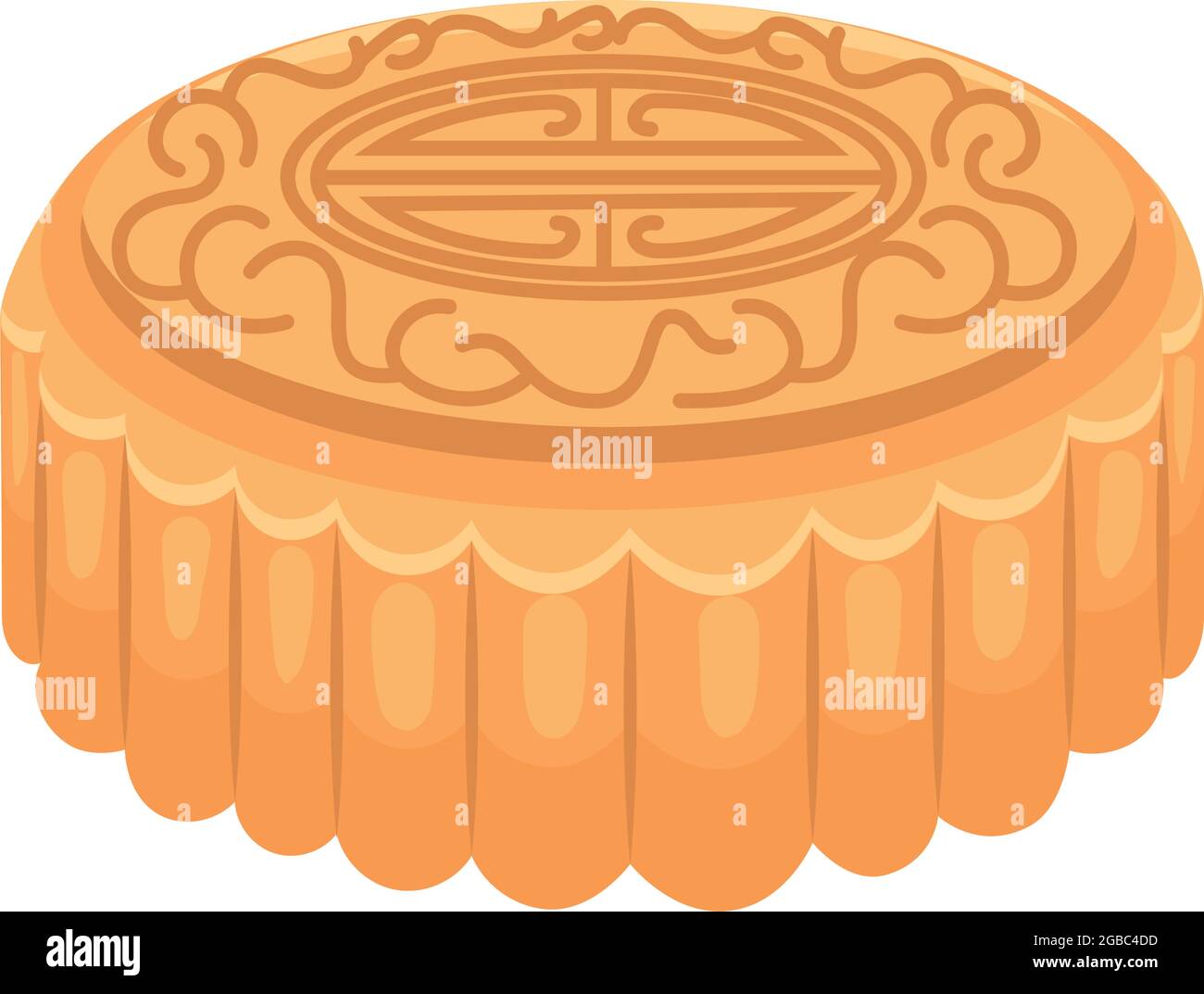 Mooncake icon Stock Vector Images - Alamy
