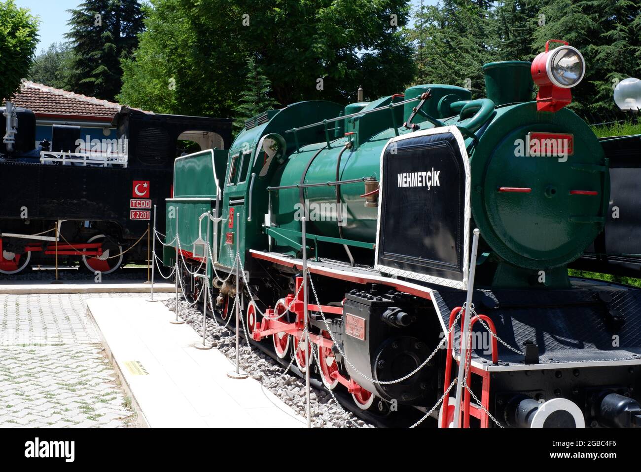 Green steam train hi-res stock photography and images - Alamy