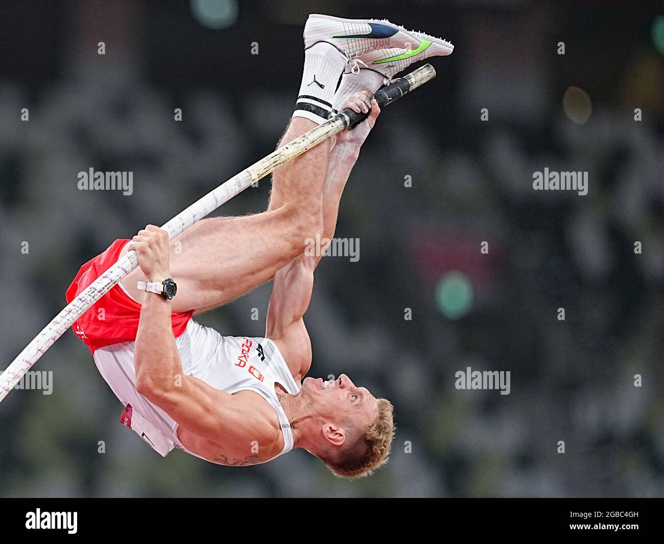 Tokyo, Japan. 03rd Aug, 2021. Athletics: Olympics, men's pole vault ...