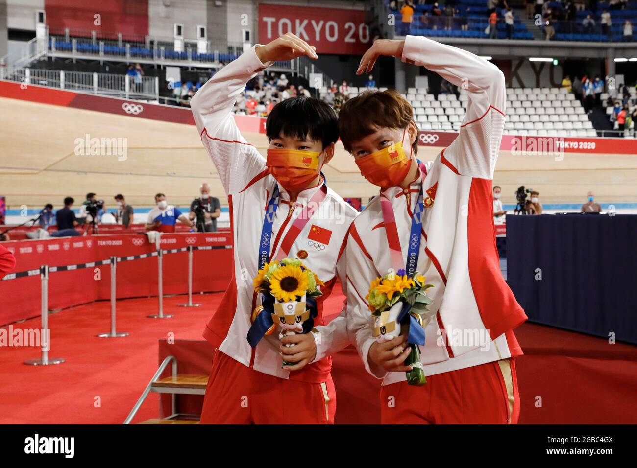 Tokyo, Japan. 02nd Aug, 2021. Award ceremony, victory ceremony, 109 ...