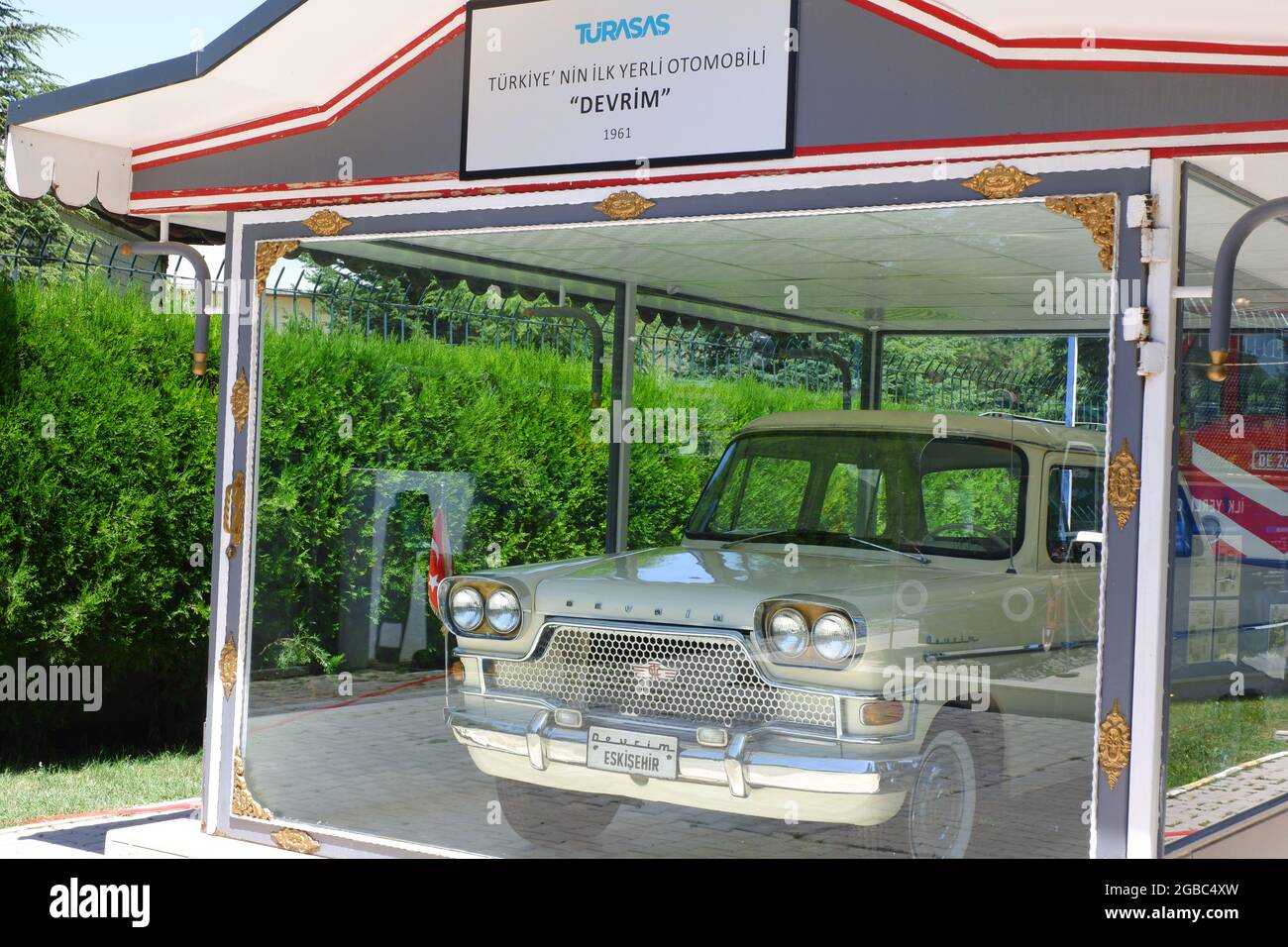 First Turkish Made Car; Devrim -Revolution- at TURASAS Railway Museum ...